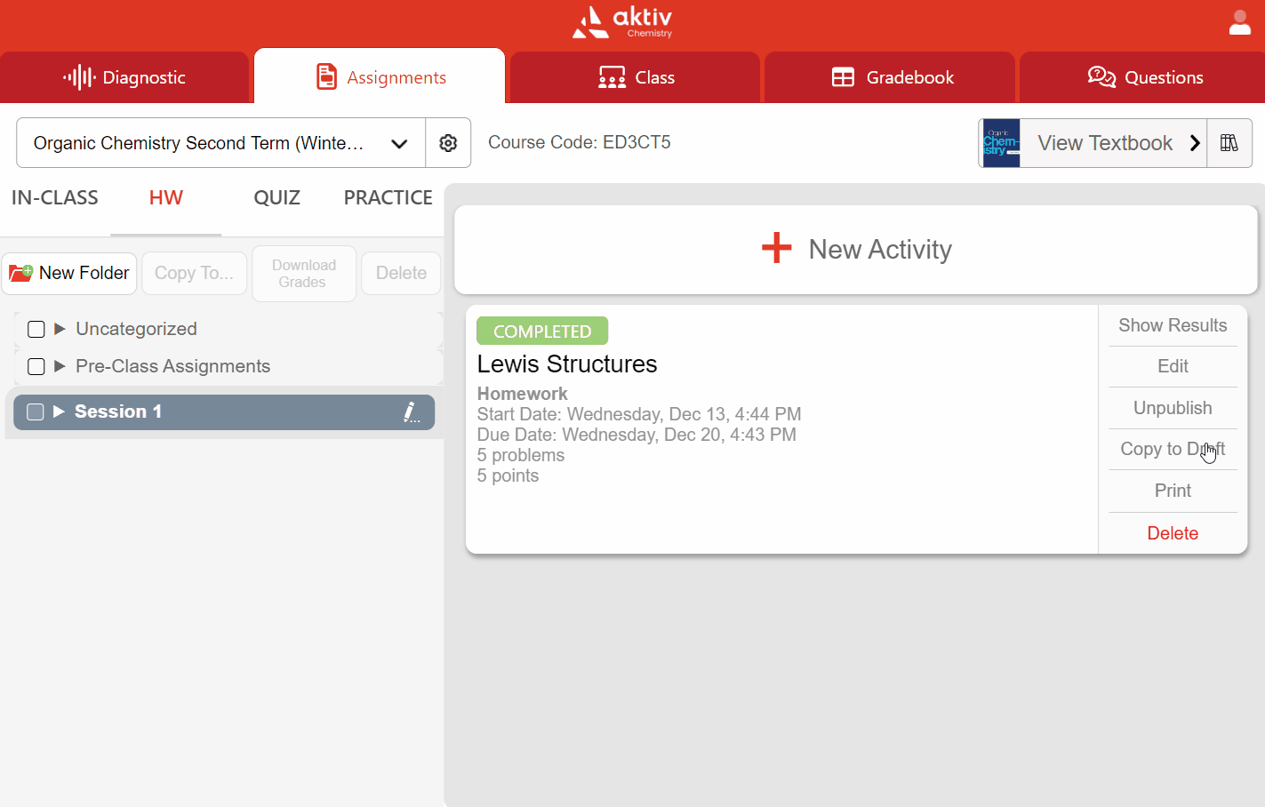 Copying or Moving Assignments