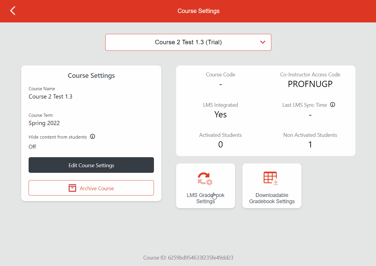 How to adjust LMS gradebook settings