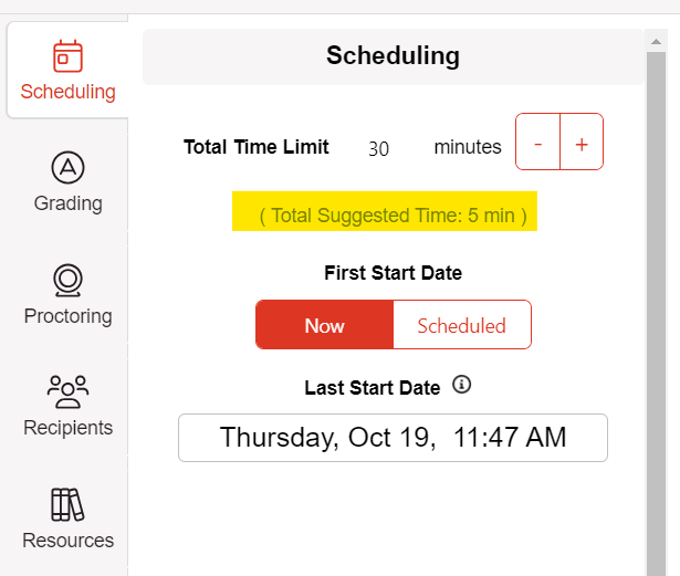Important steps before assigning your first quiz or exam