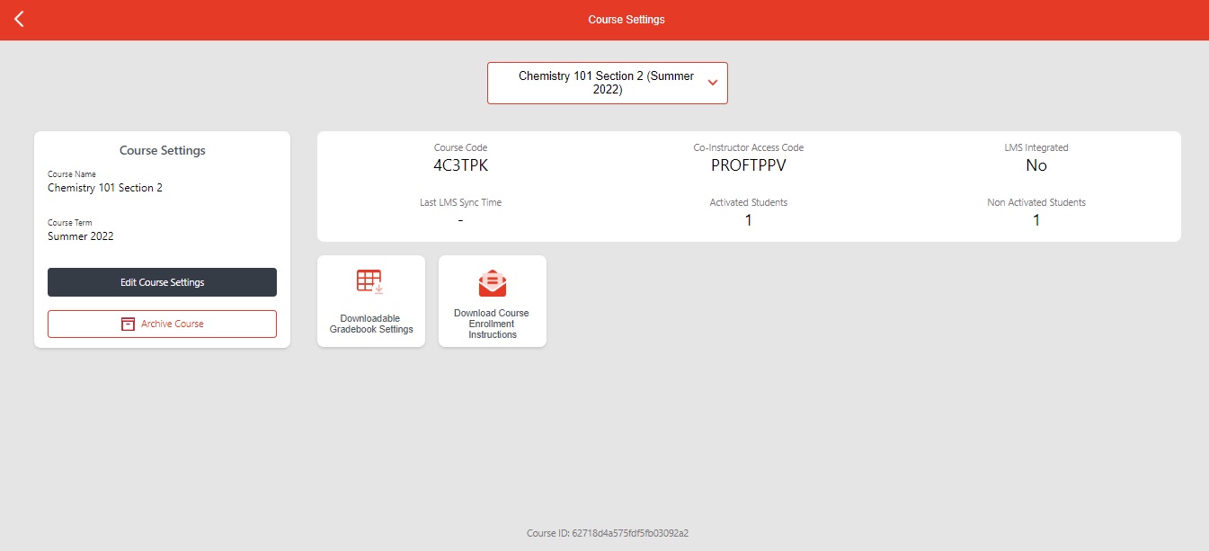 How to archive a course