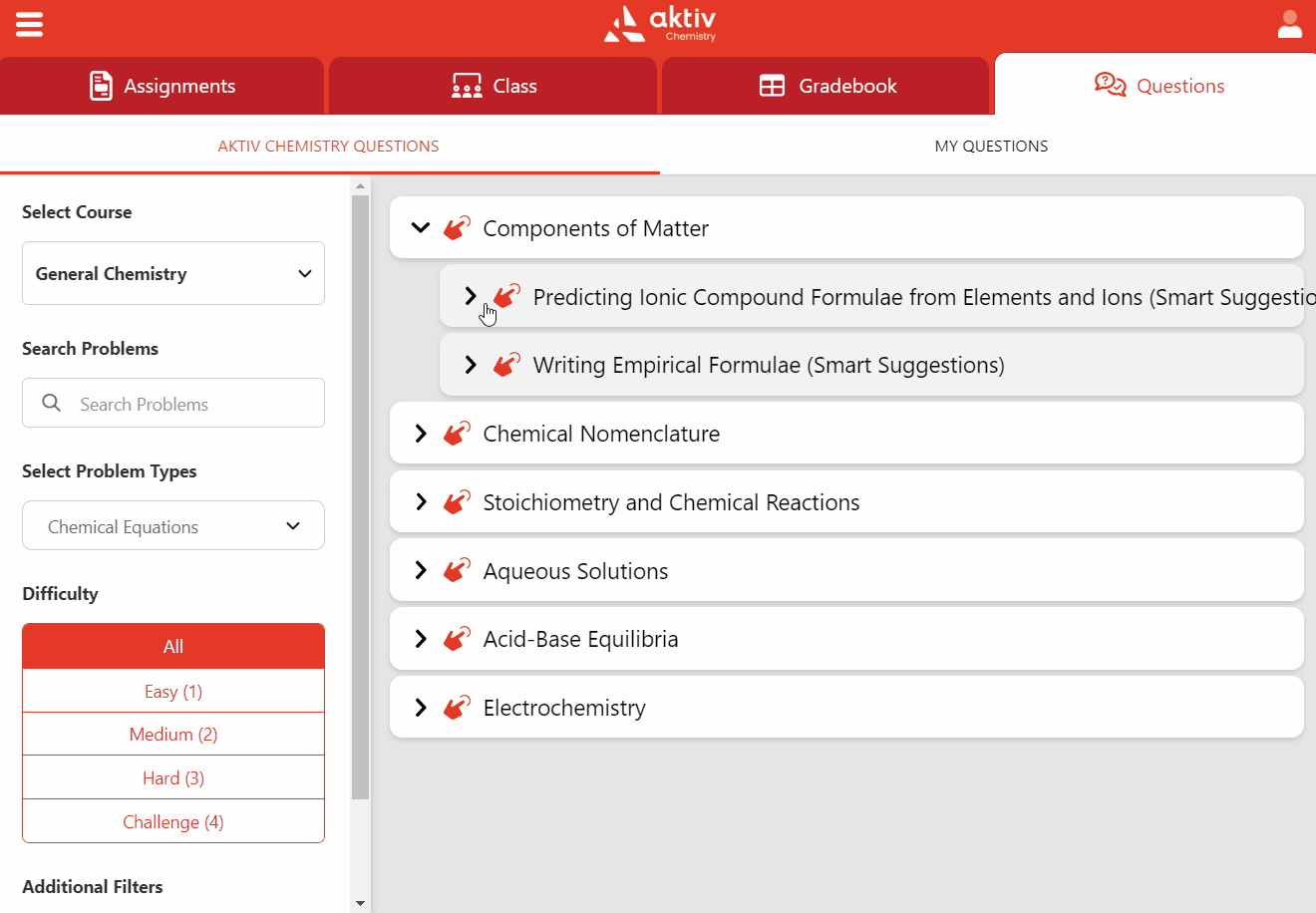 Which questions are most accessible and/or screen reader compatible?