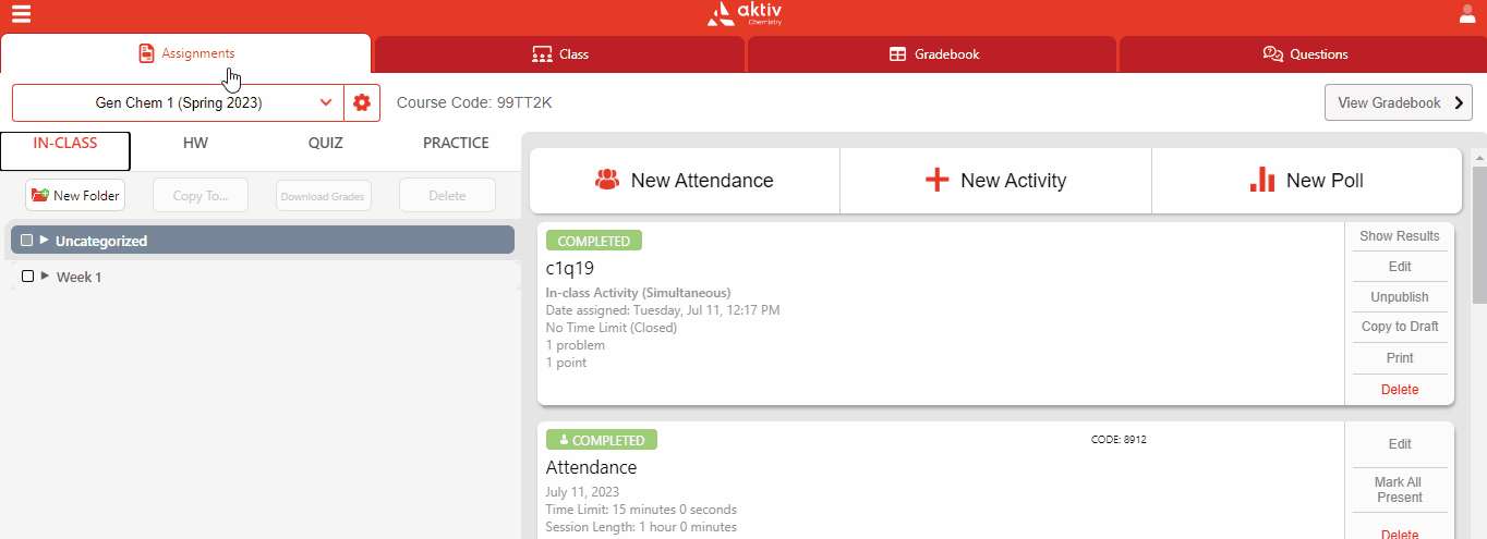 Create Your First Extra Practice Assignment
