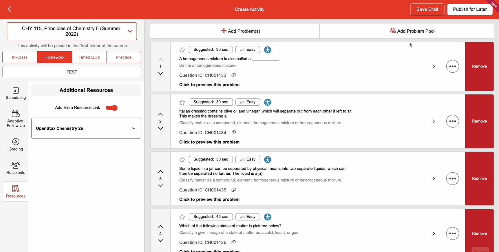 Create Your First In-Class Assignment