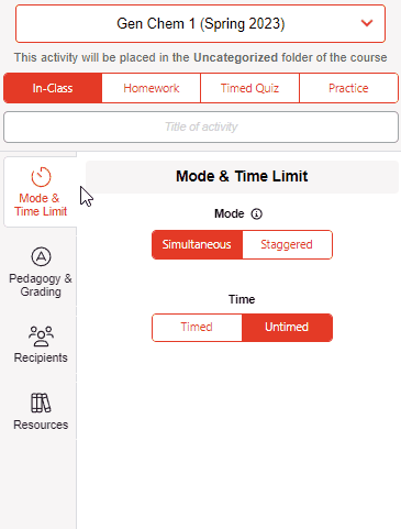 How to use Staggered Mode for an In-Class Assignment