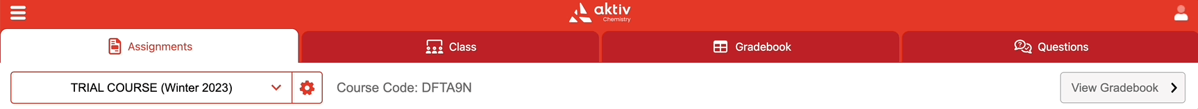 View Your Course as a Student