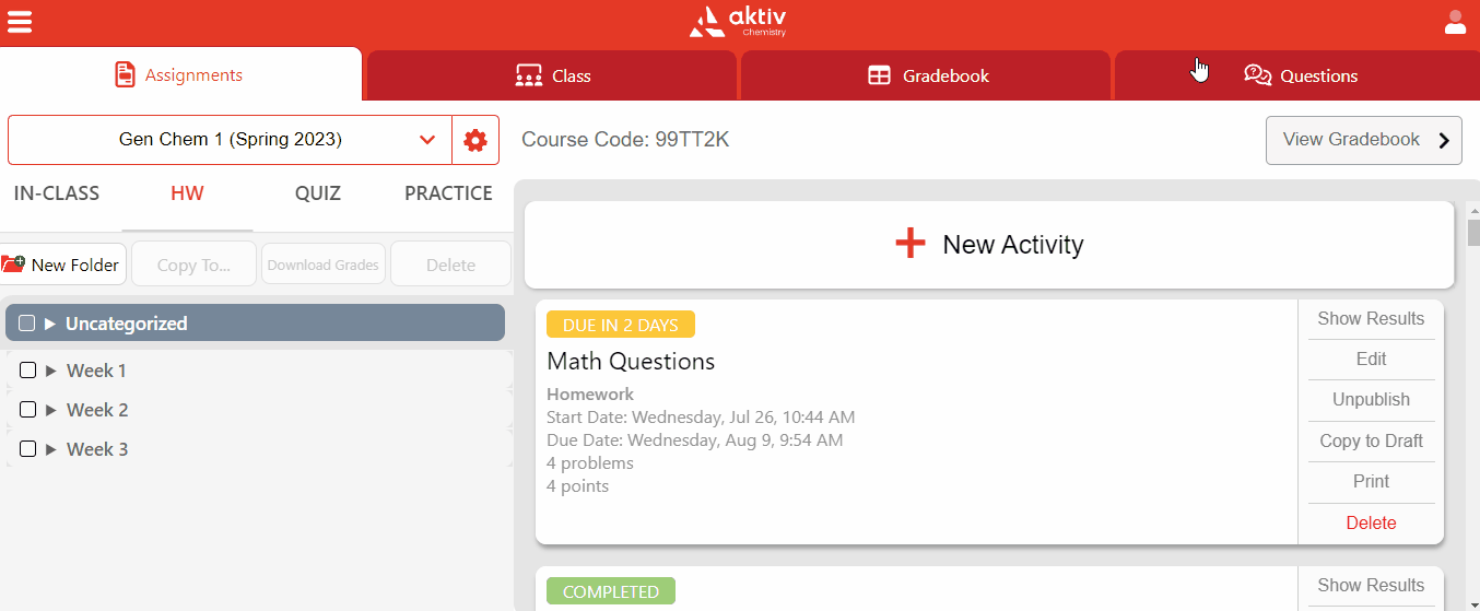 How do I favorite questions?