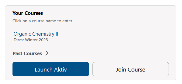 How do I join a new course if I already have an account?